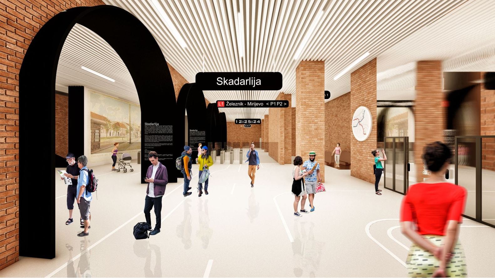 Poznat izgled beogradskih metro stanica (FOTO) - Nova Ekonomija