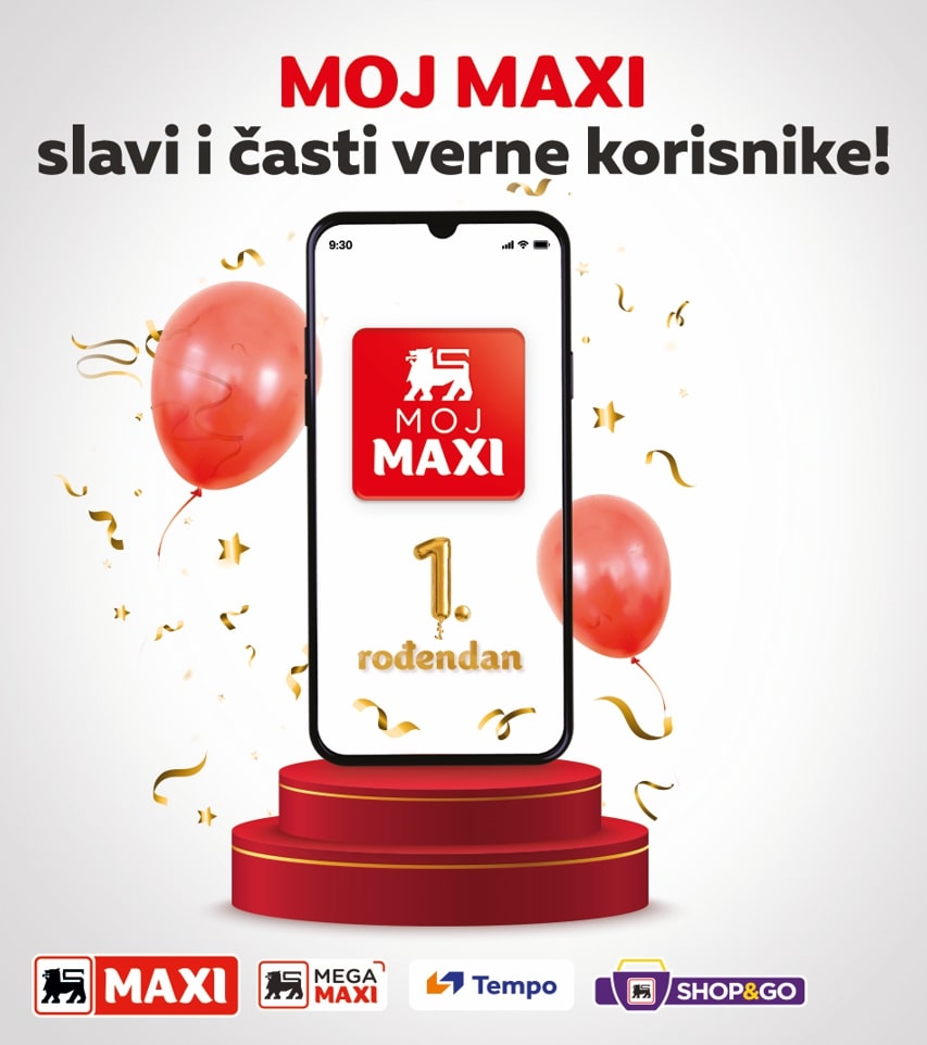 Rođendanski popusti u Delez prodavnicama samo za korisnike „Moj Maxi ...