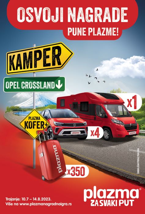 Plazma karavan dolazi u vaš grad i donosi veliku letnju Plazma nagradnu igru - Nova Ekonomija